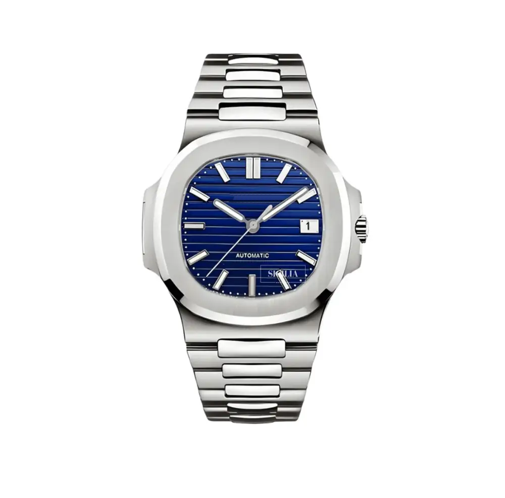 Sicilia Watch Mods - Seiko Mod "Dark Blue" Nautilus